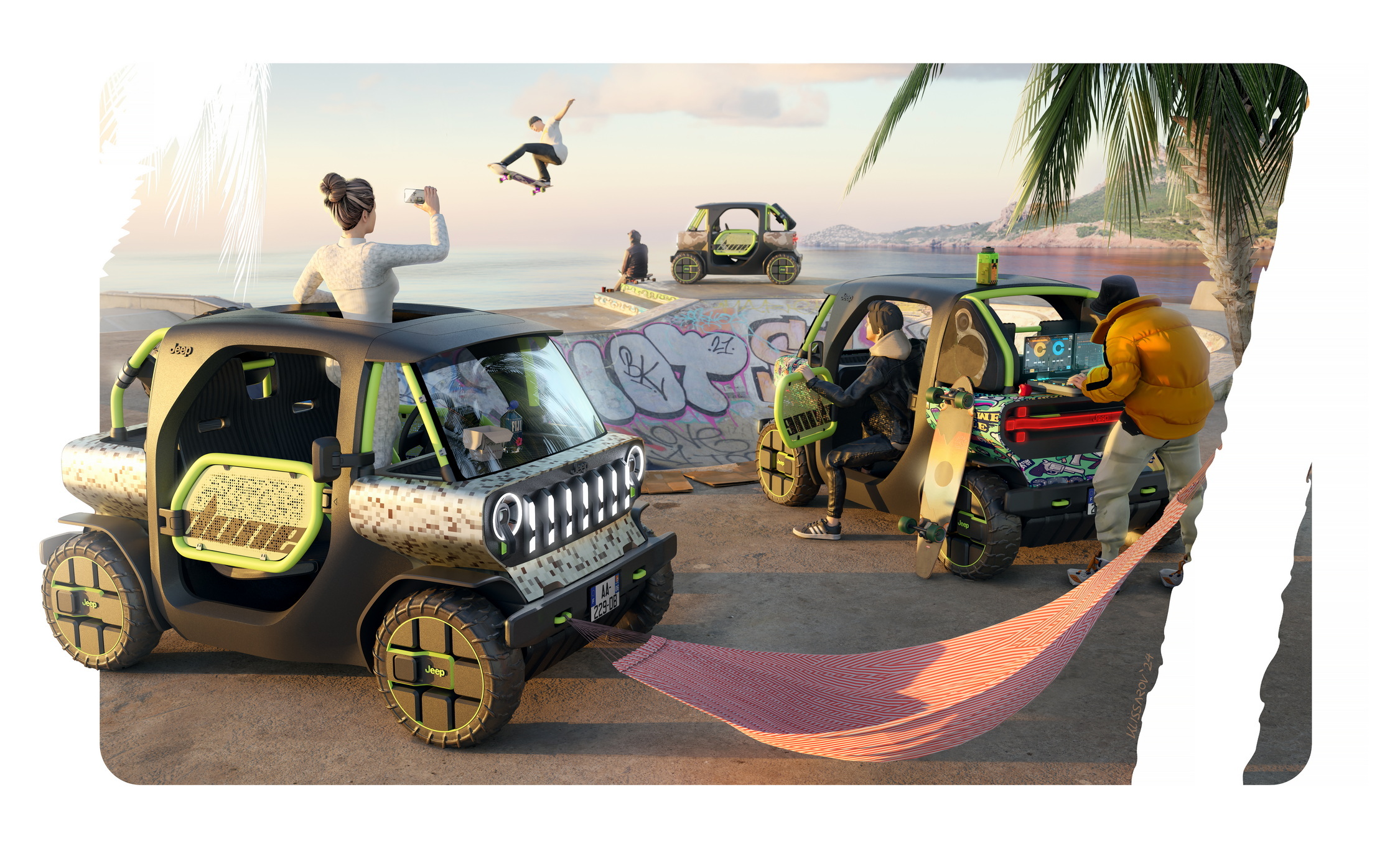 Tiny Jeep Dune Digital Concept Wants To Conquer Your Sidewalks | Carscoops