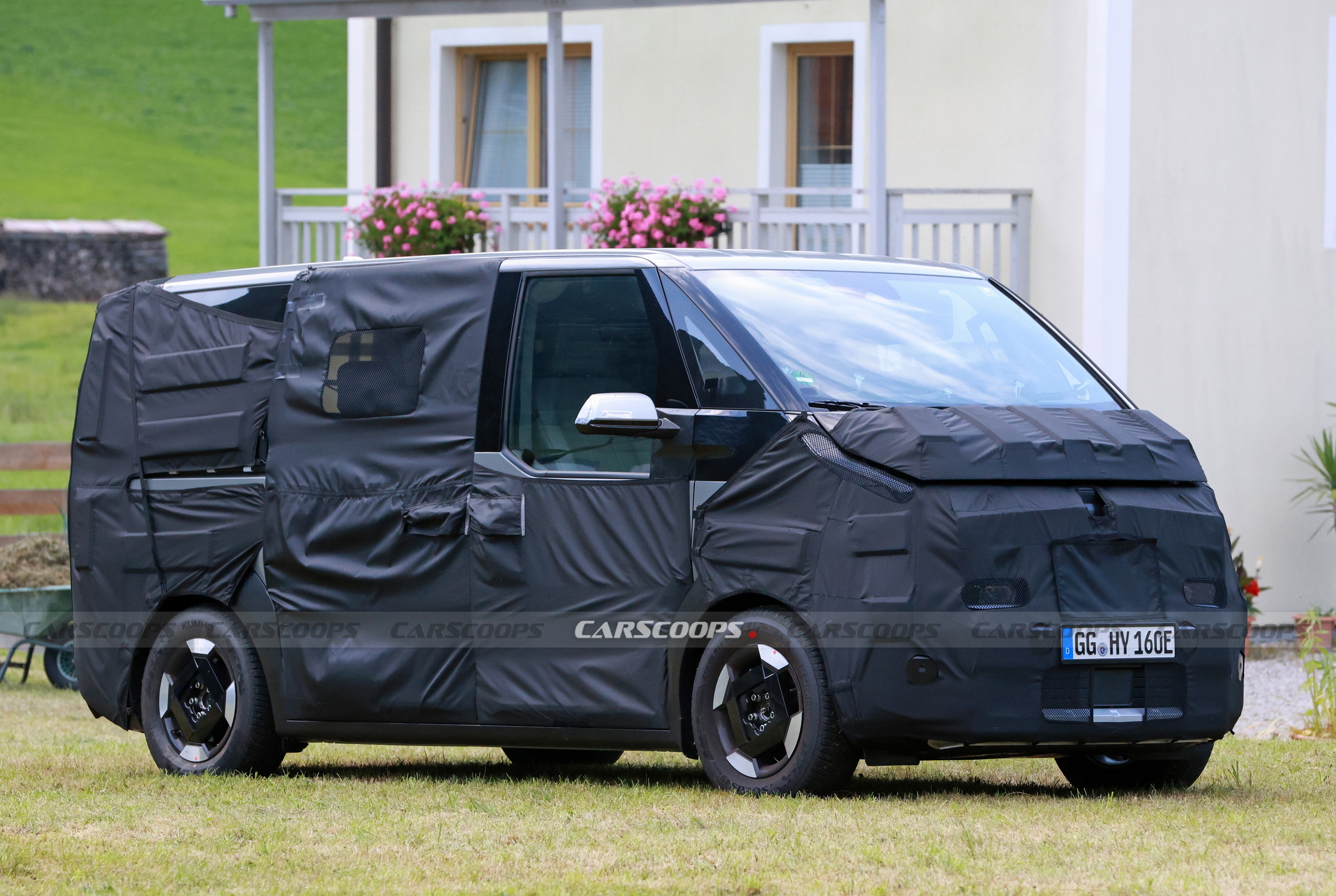 Kia PV5 EV Spotted In Minivan Form Ahead Of 2025 Debut | Carscoops