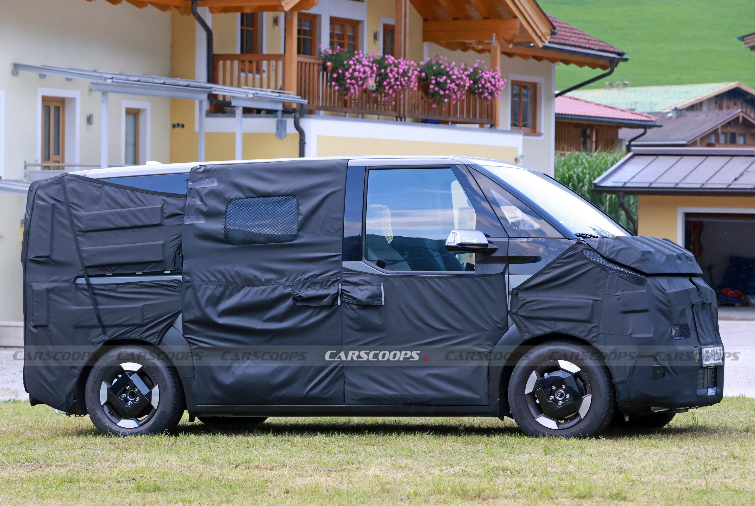 Kia PV5 EV Spotted In Minivan Form Ahead Of 2025 Debut | Carscoops