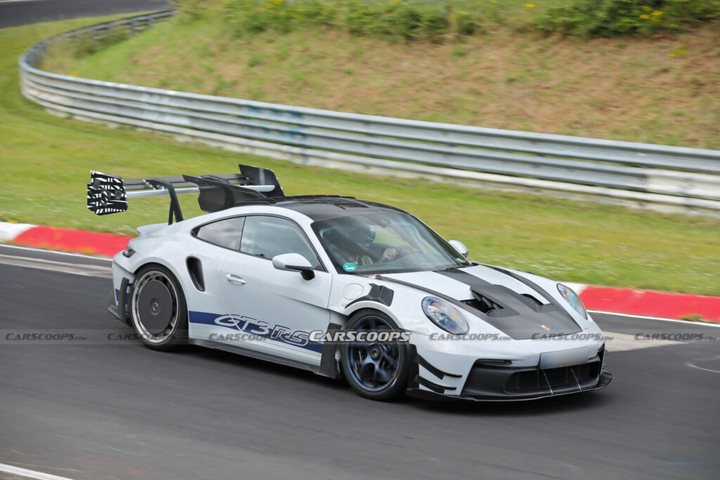 Manthey-Kitted Porsche 911 GT3 RS Jumps For Joy after Shedding Disguise ...