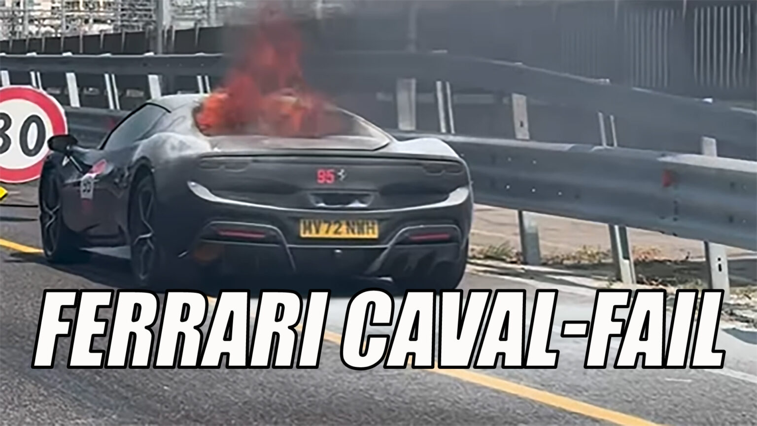 3 Ferraris Crash Out On Day 1 Of Italian Rally With A $46,000 Entry Fee ...