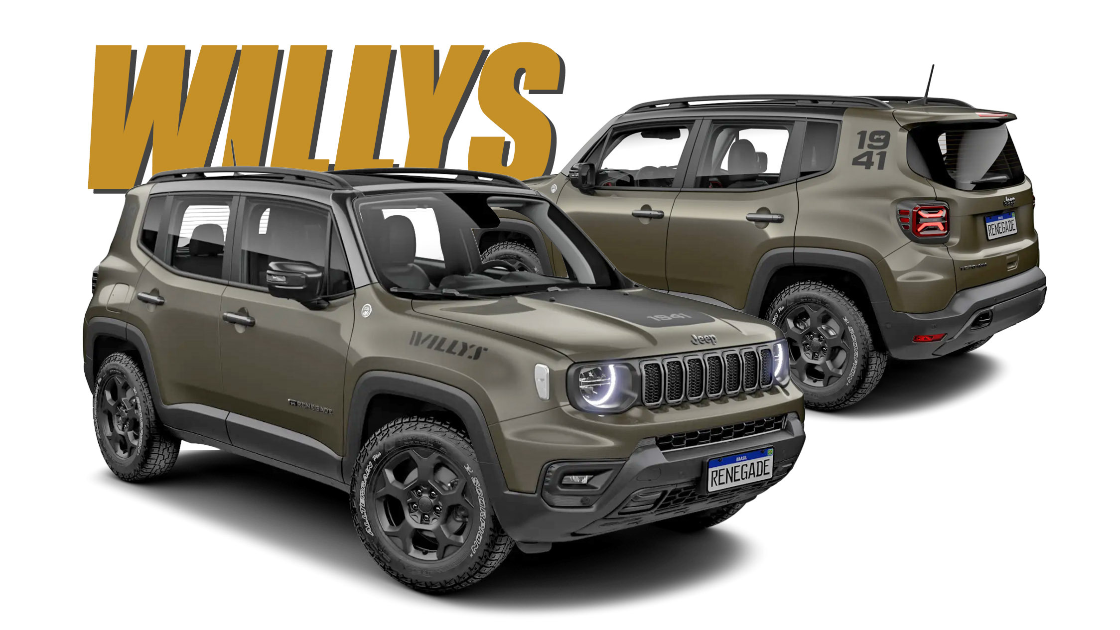 Jeep Renegade Willys Edition Is A Nostalgic Throwback For Brazil ...