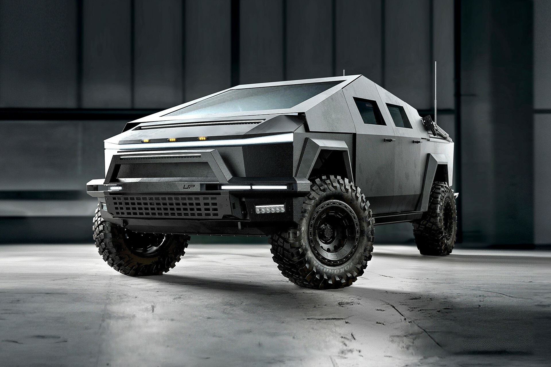 Archimedes Sting Is A Military Tesla Cybertruck With A Jet Fuel ...