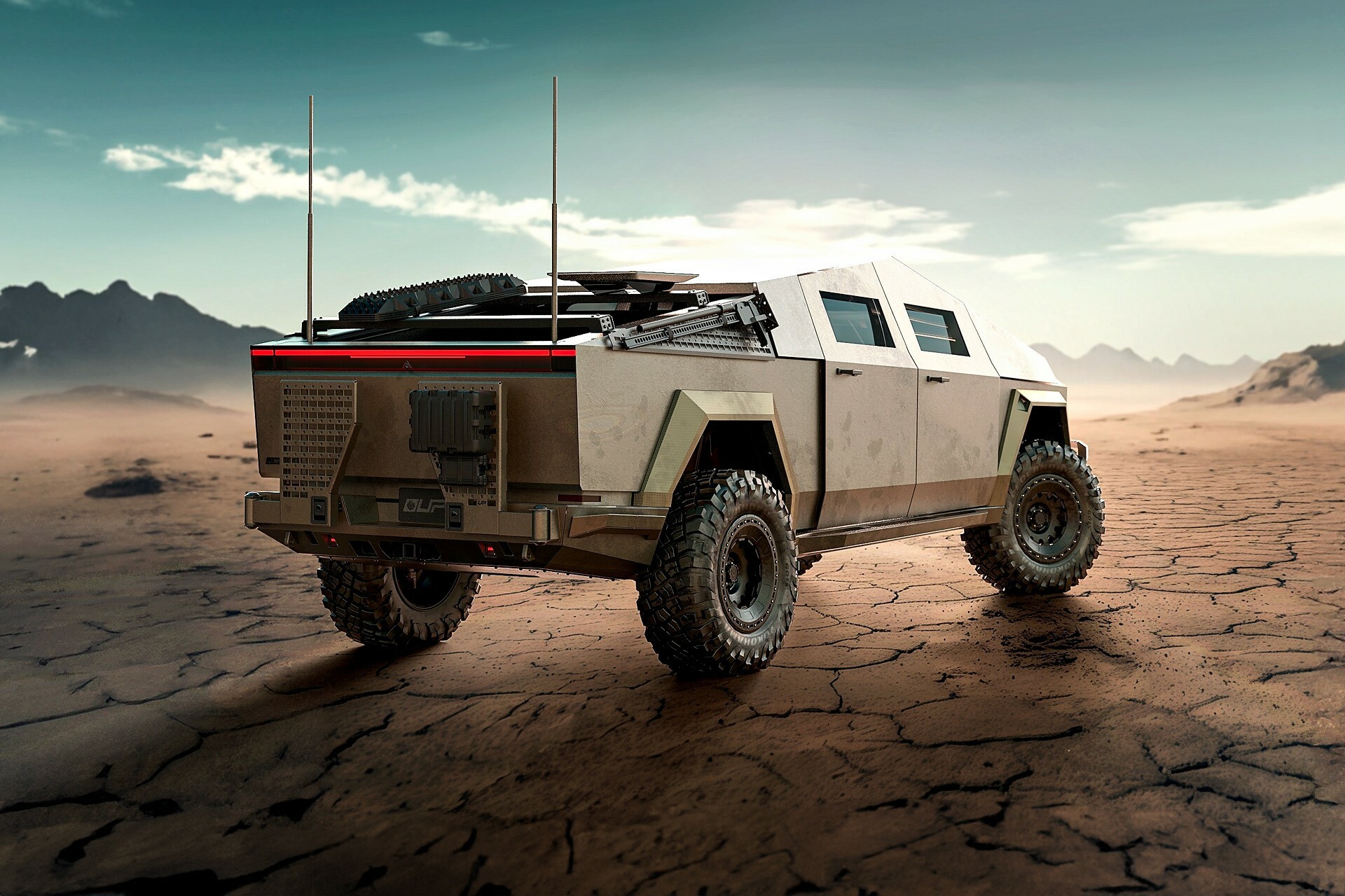 Archimedes Sting Is A Military Tesla Cybertruck With A Jet Fuel ...