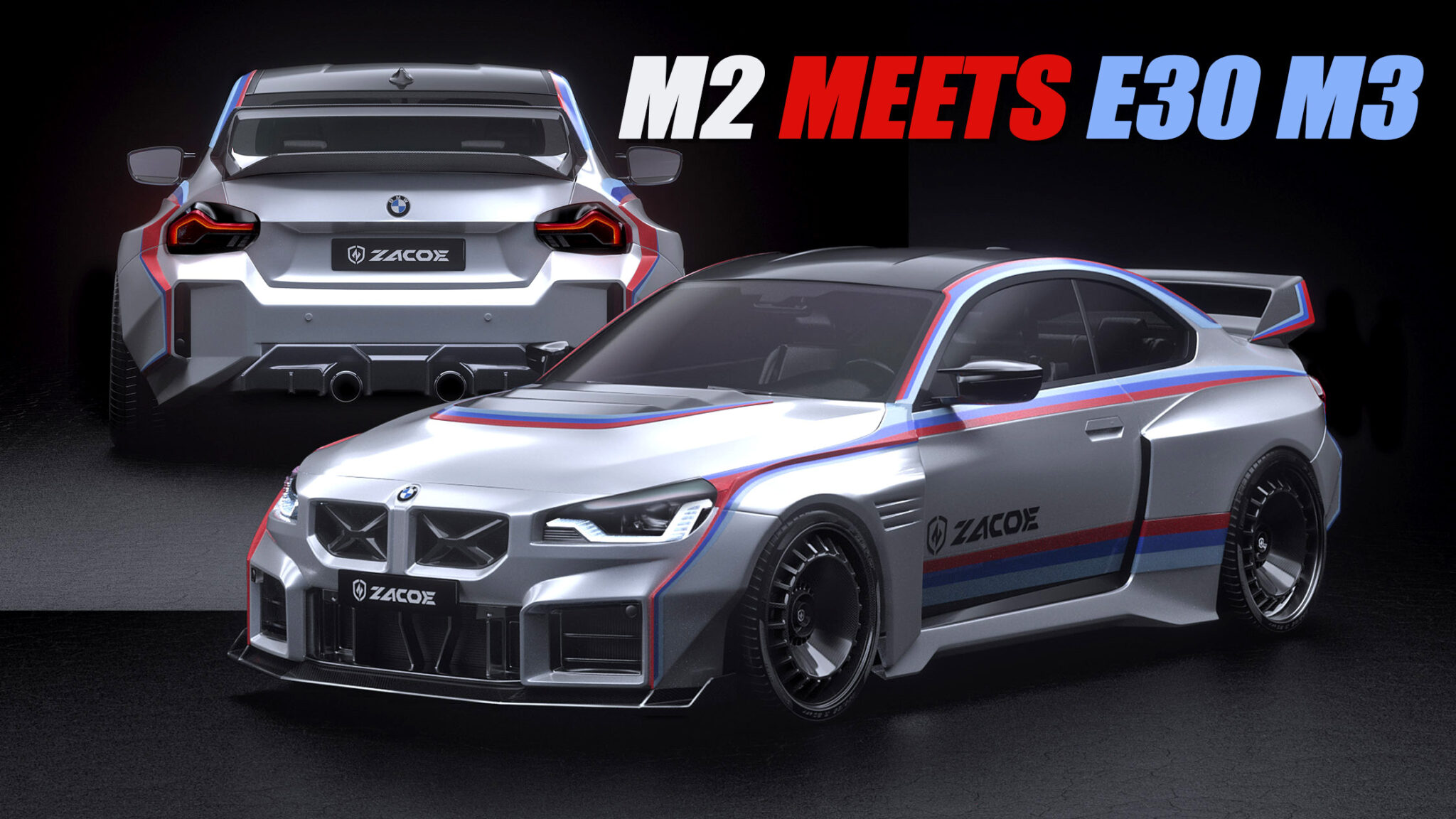 Zacoe’s BMW M2 Widebody Kit Screams E30 M3 | Carscoops