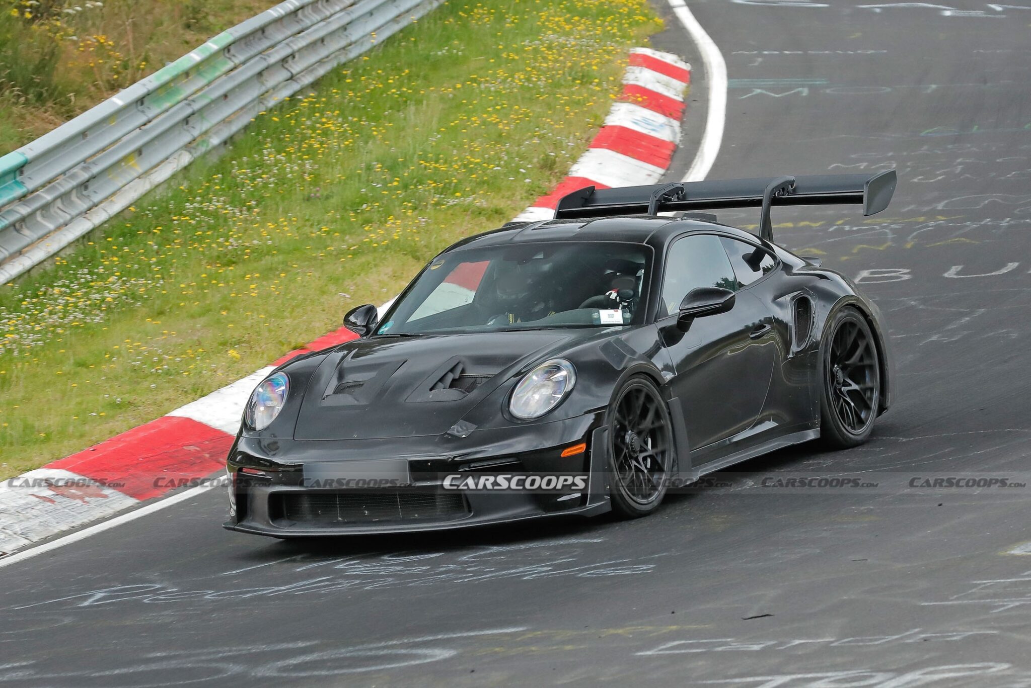 Facelifted Porsche 911 GT3 RS Steps Out For The First Time | Carscoops