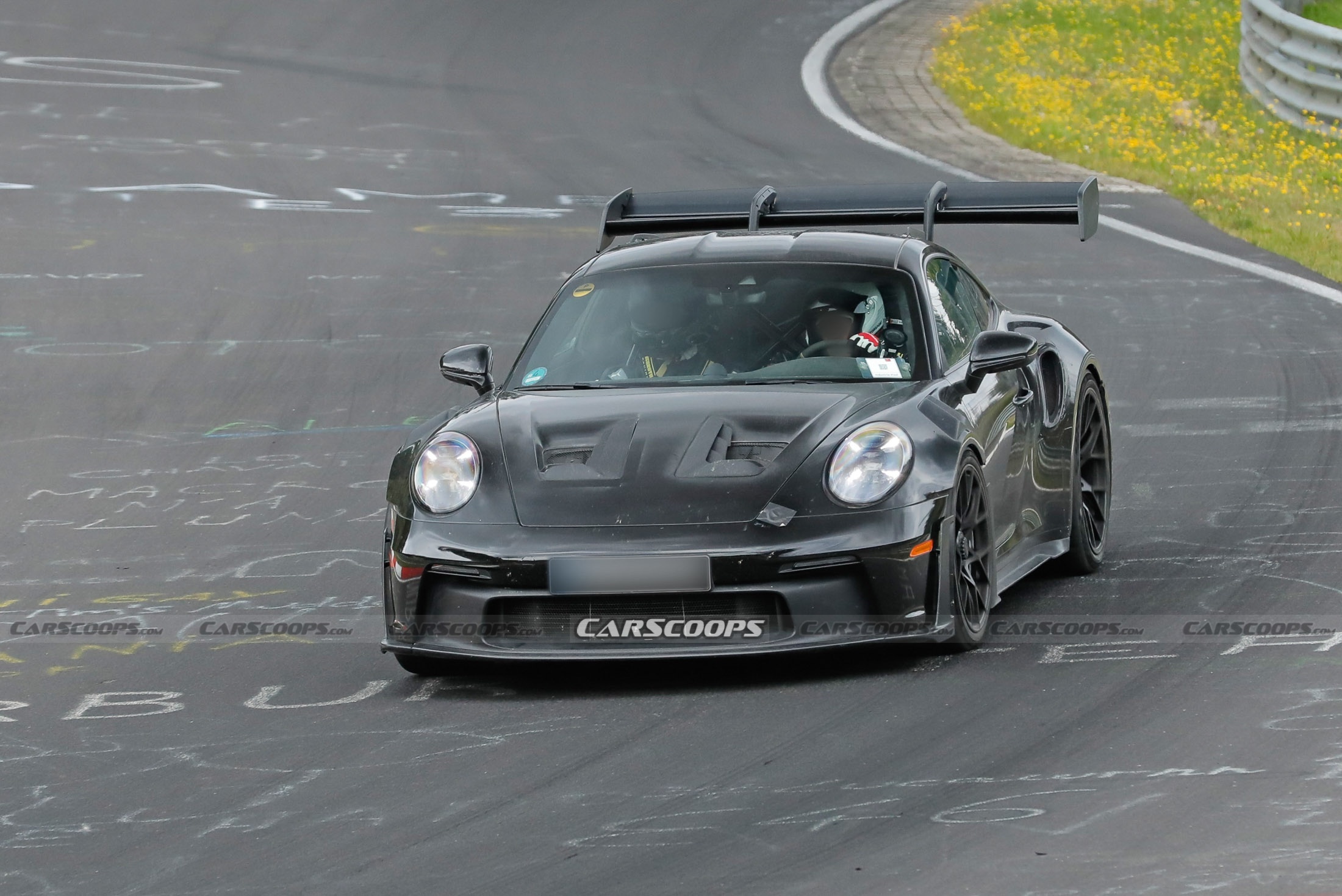 Facelifted Porsche 911 GT3 RS Steps Out For The First Time | Carscoops