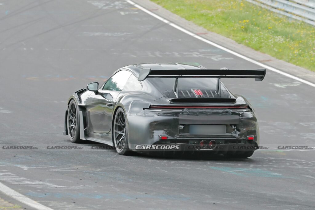 Facelifted Porsche 911 GT3 RS Steps Out For The First Time | Carscoops