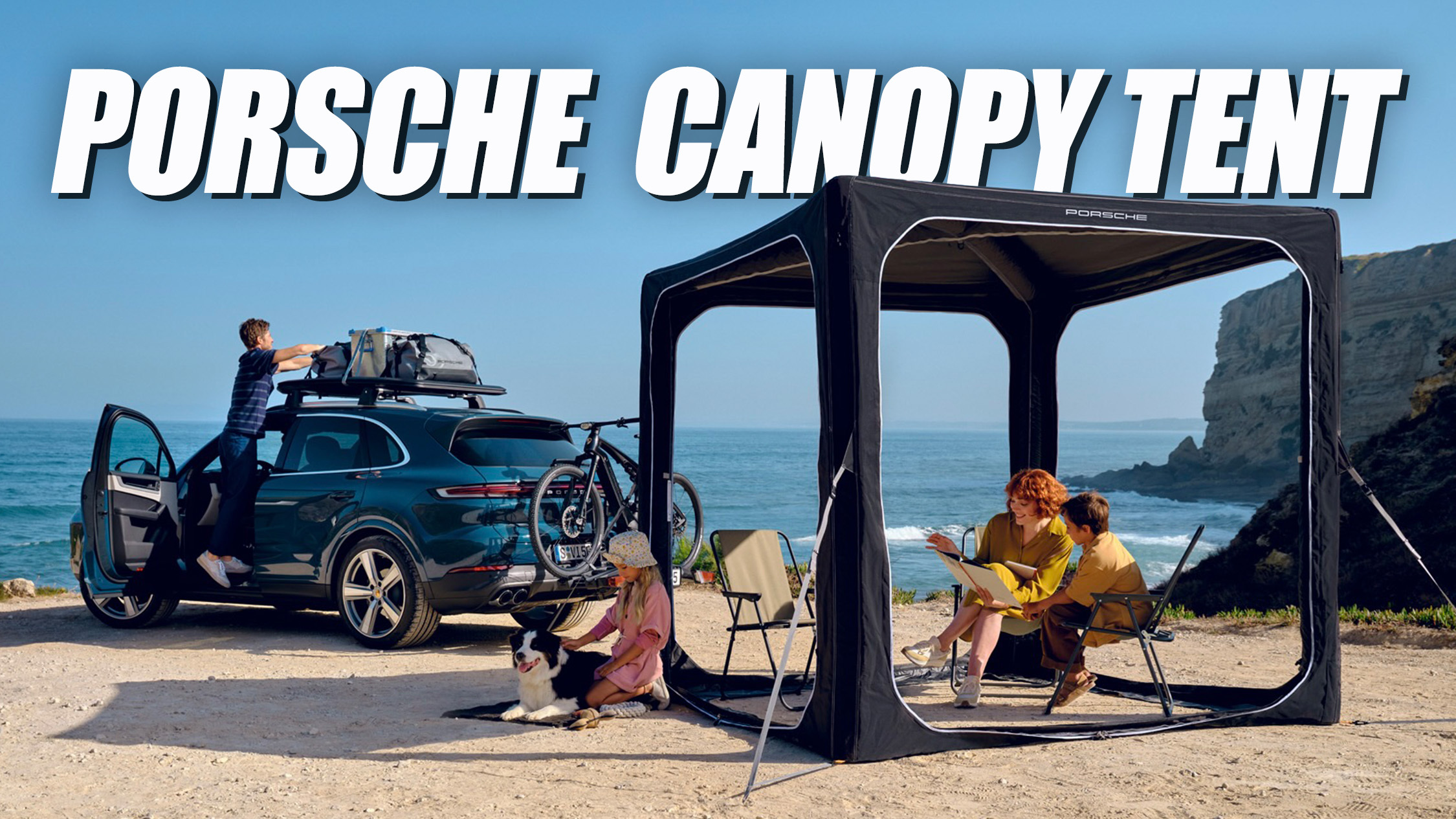 Porsche’s Canopy Tent Makes Picnickers Look Like A Weird Art ...