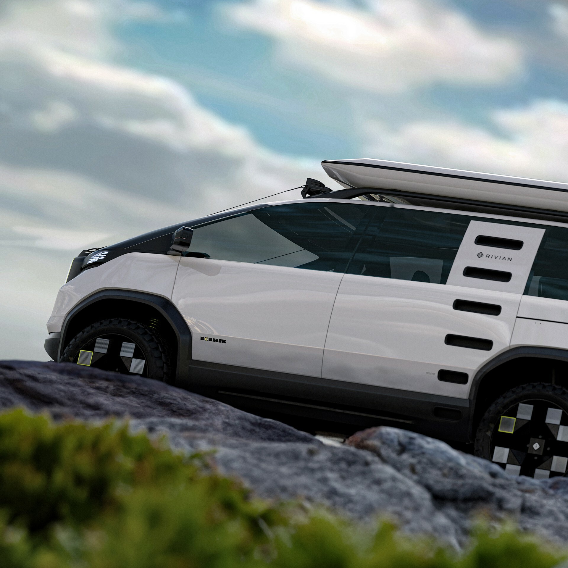 Ex-Ford Designer’s Rivian Roamer Study Is a Go Anywhere Electric Van ...