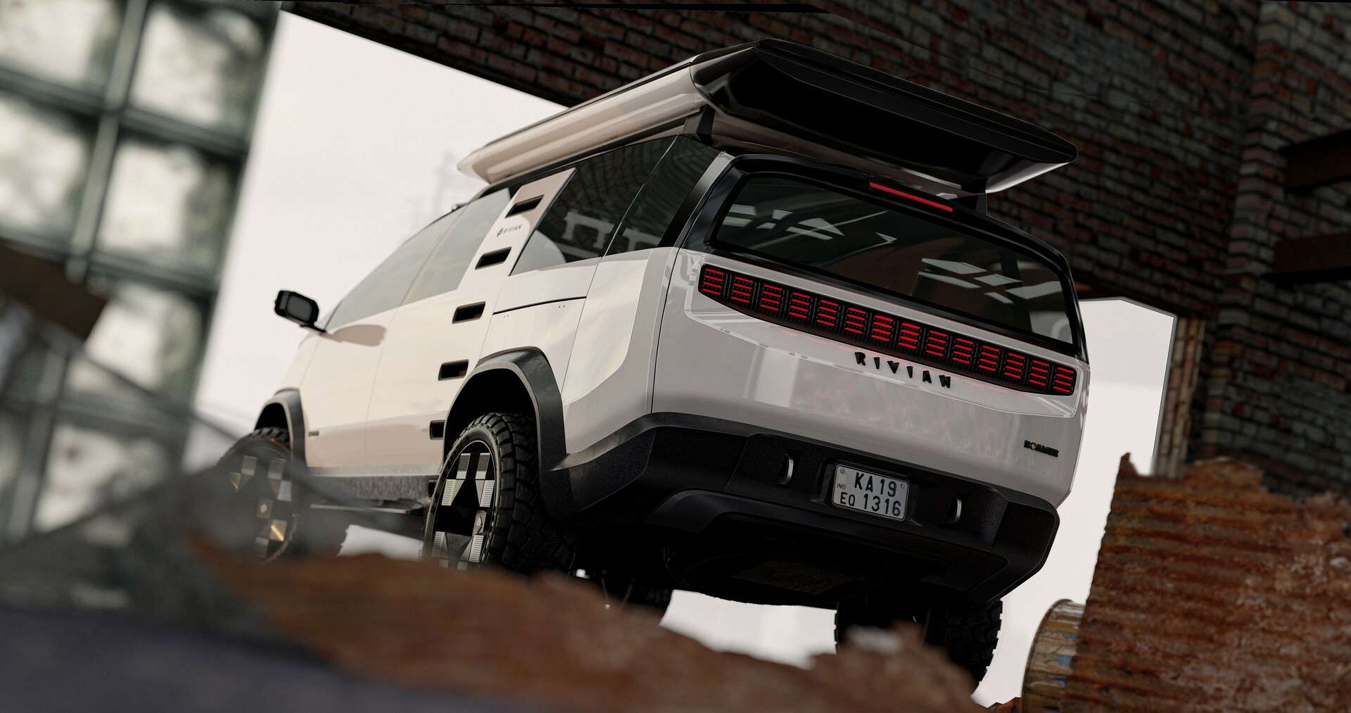 Ex-Ford Designer’s Rivian Roamer Study Is a Go Anywhere Electric Van ...