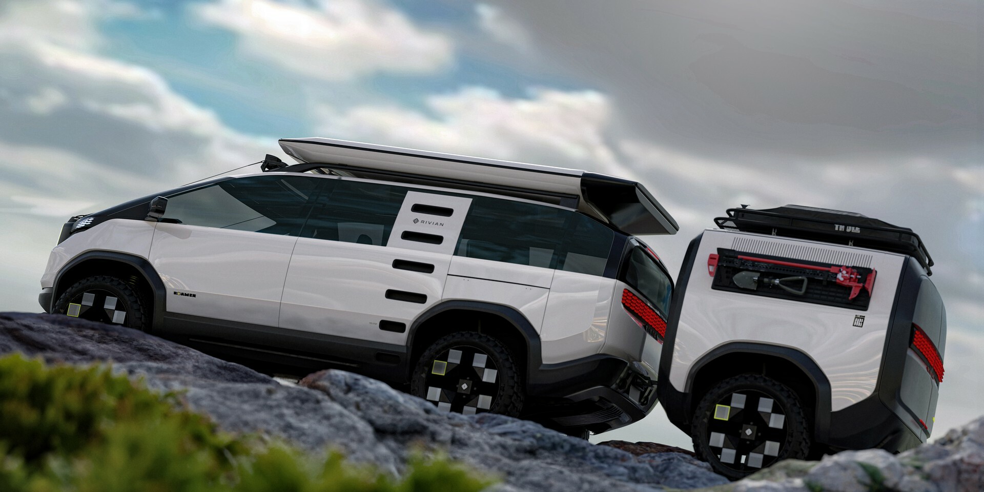Ex-Ford Designer’s Rivian Roamer Study Is a Go Anywhere Electric Van ...