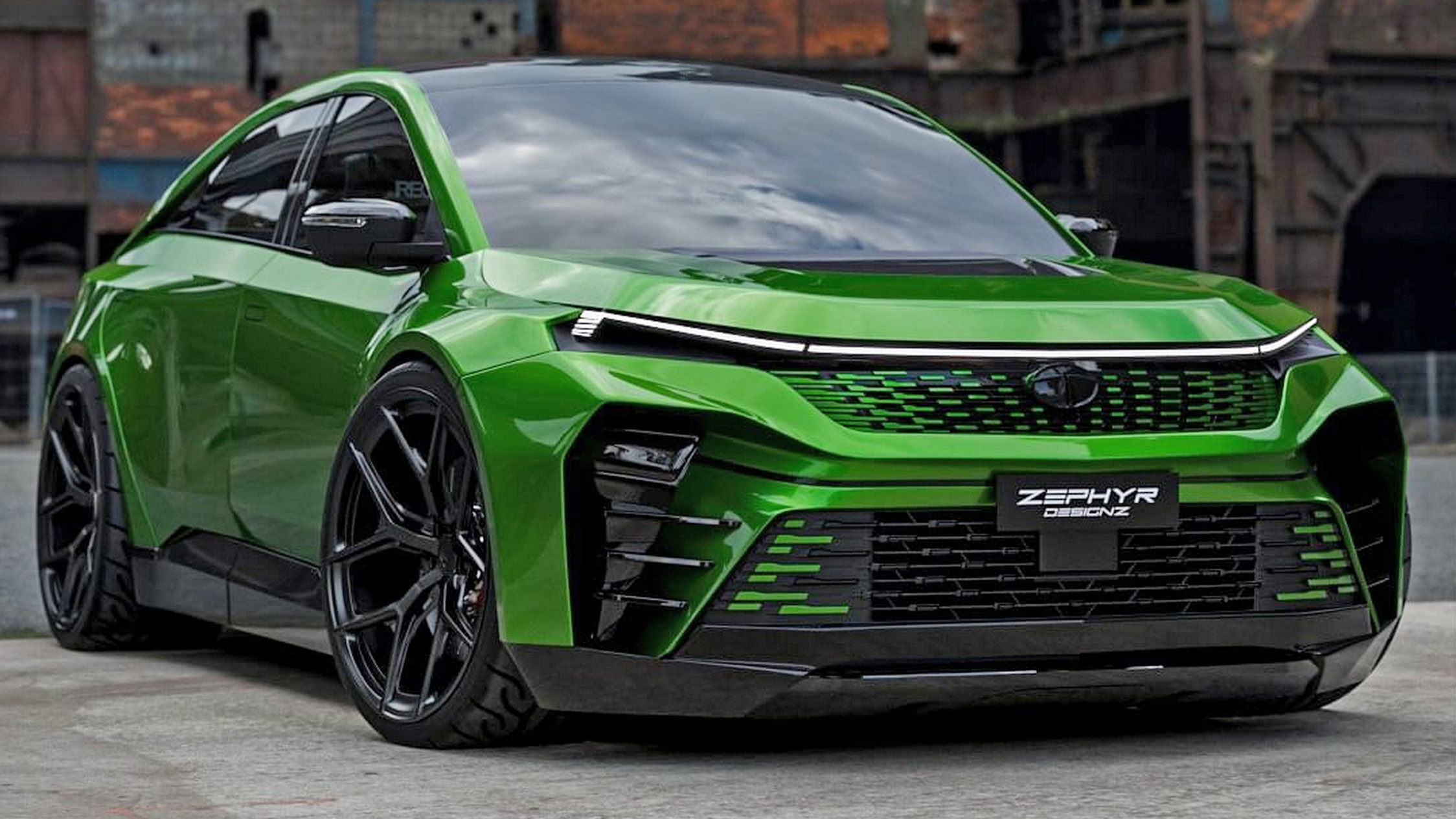 Tata Curvv SUV Reimagined As India’s Wild 4-Door Sportscar | Carscoops