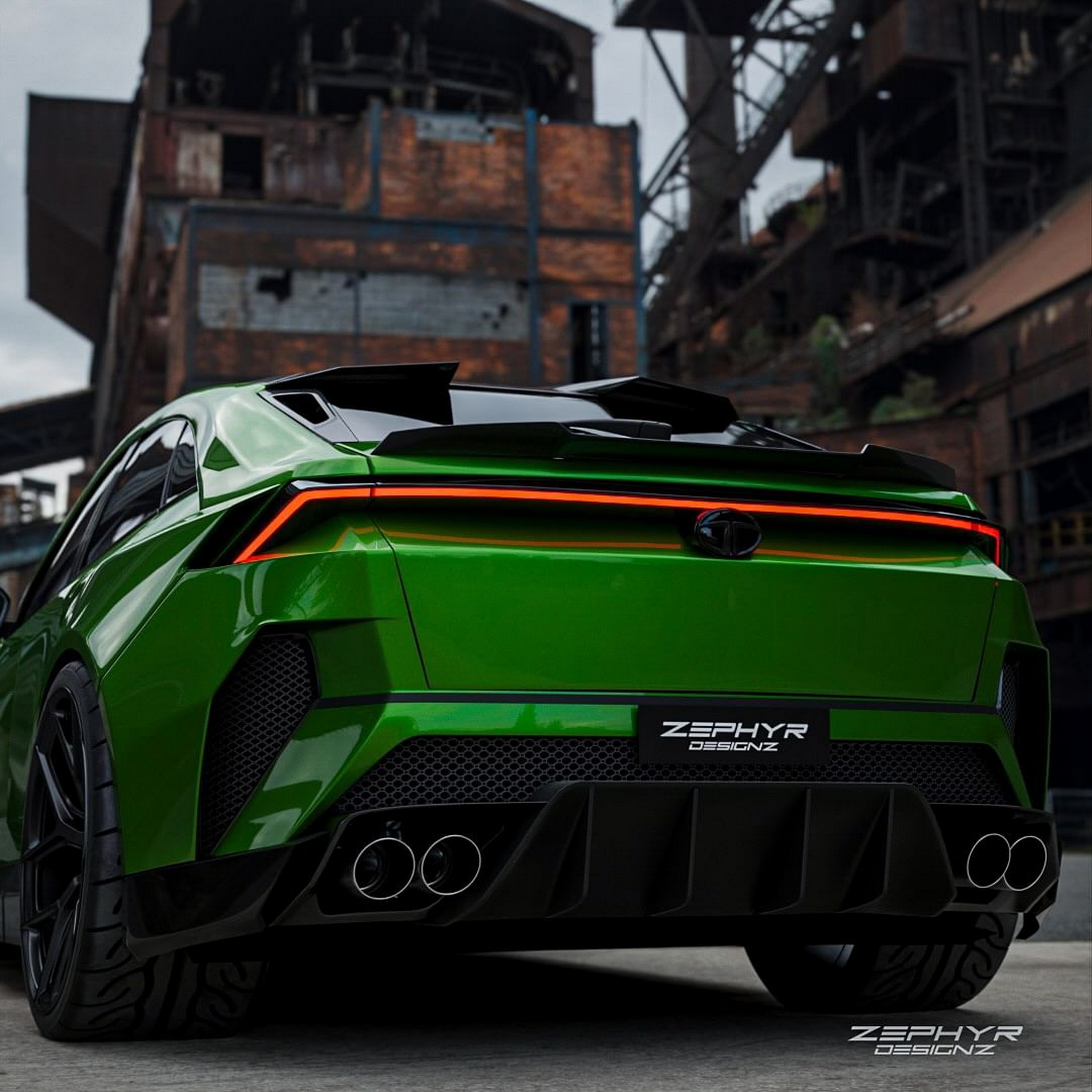 Tata Curvv SUV Reimagined As India’s Wild 4-Door Sportscar | Carscoops