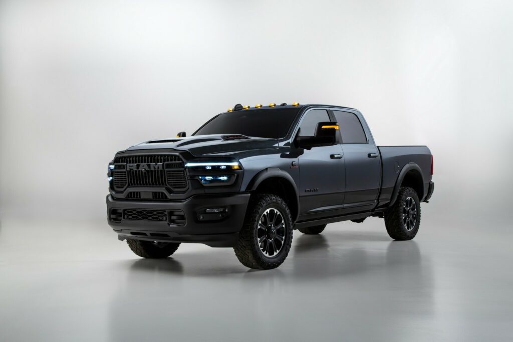 2025 Ram HD Lineup Shows Beefy Grille And Split Headlights In First ...
