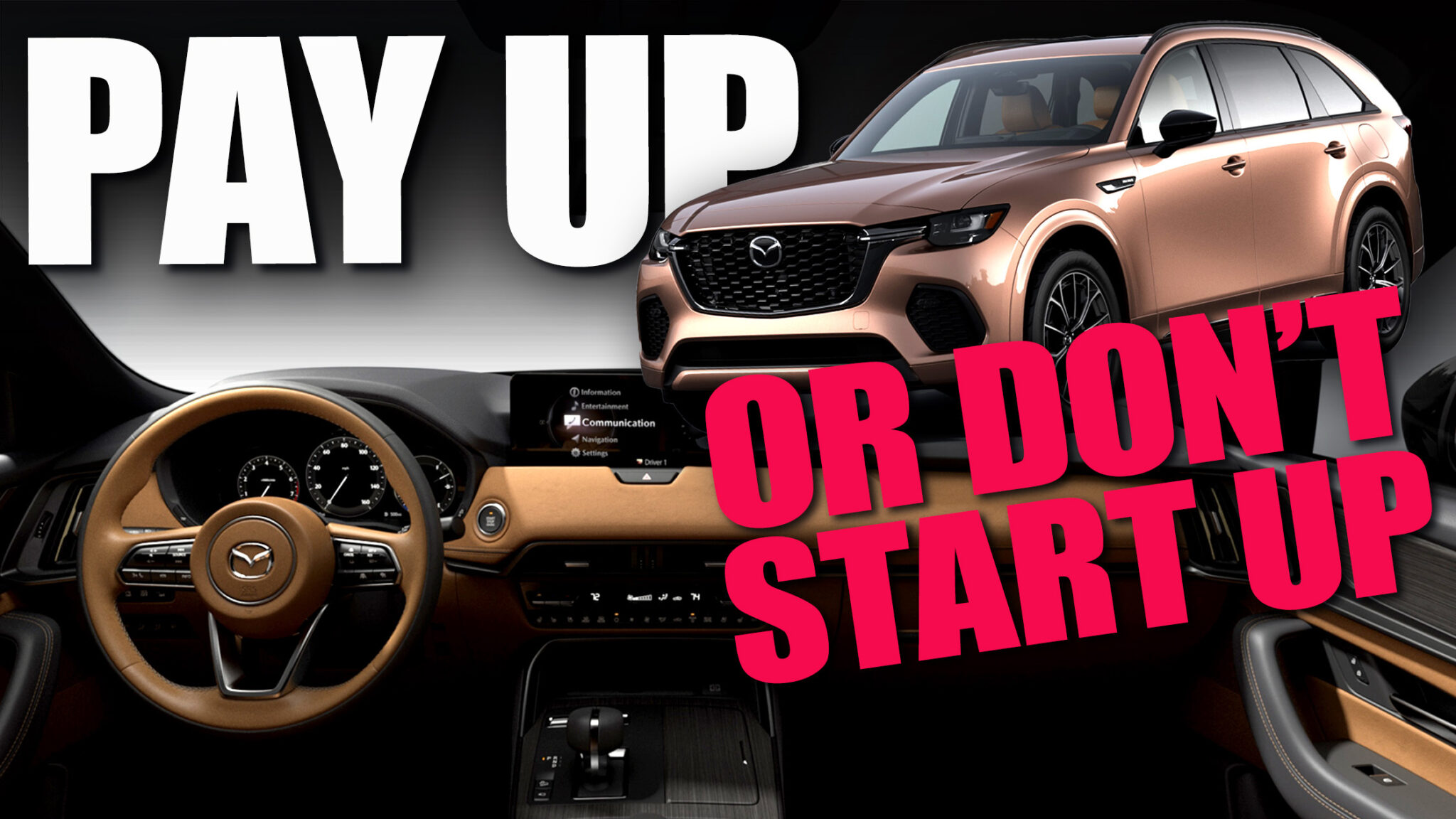 Mazda’s $10 Subscription For Remote Start Sparks Backlash After Killing ...