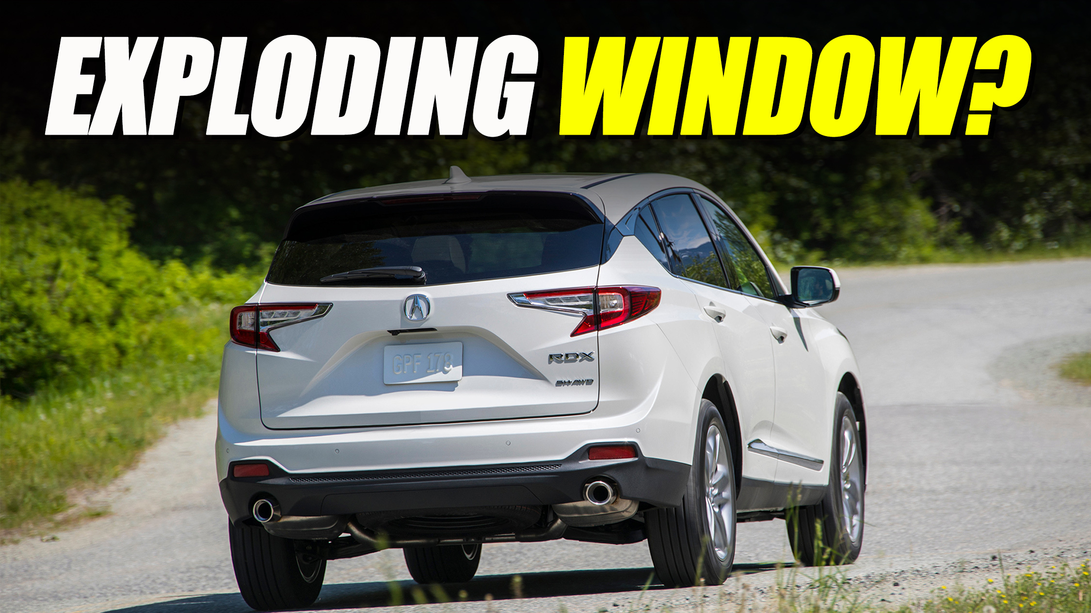 Lawsuit Claims Acura RDX Rear Window Can Shatter Without Warning ...