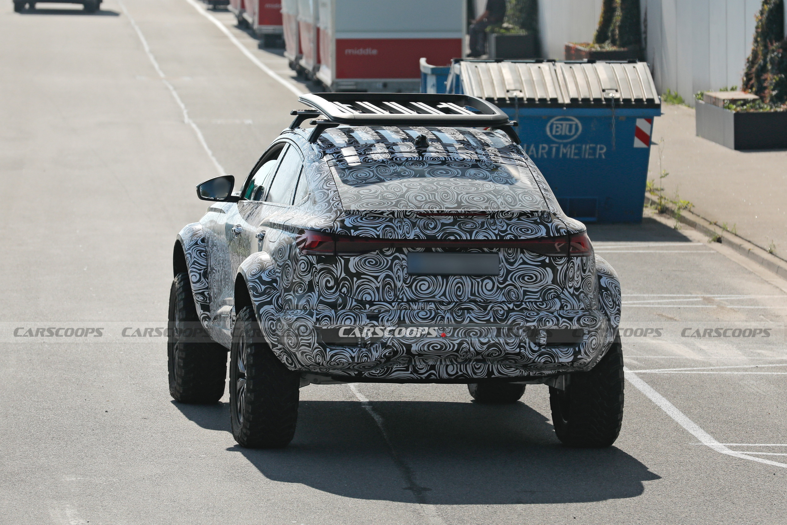 Audi Q6 Sportback E-Tron Prototype Looks Wild In Dakar-Inspired Spec ...