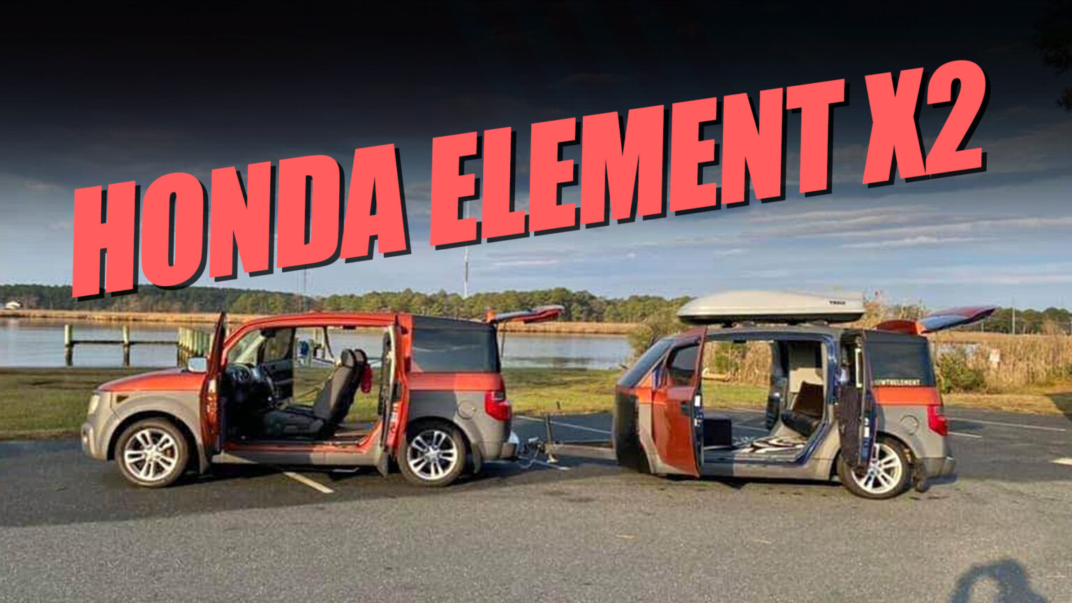 Get A 2004 Honda Element With A Matching Camper For Just $8,500 | Carscoops