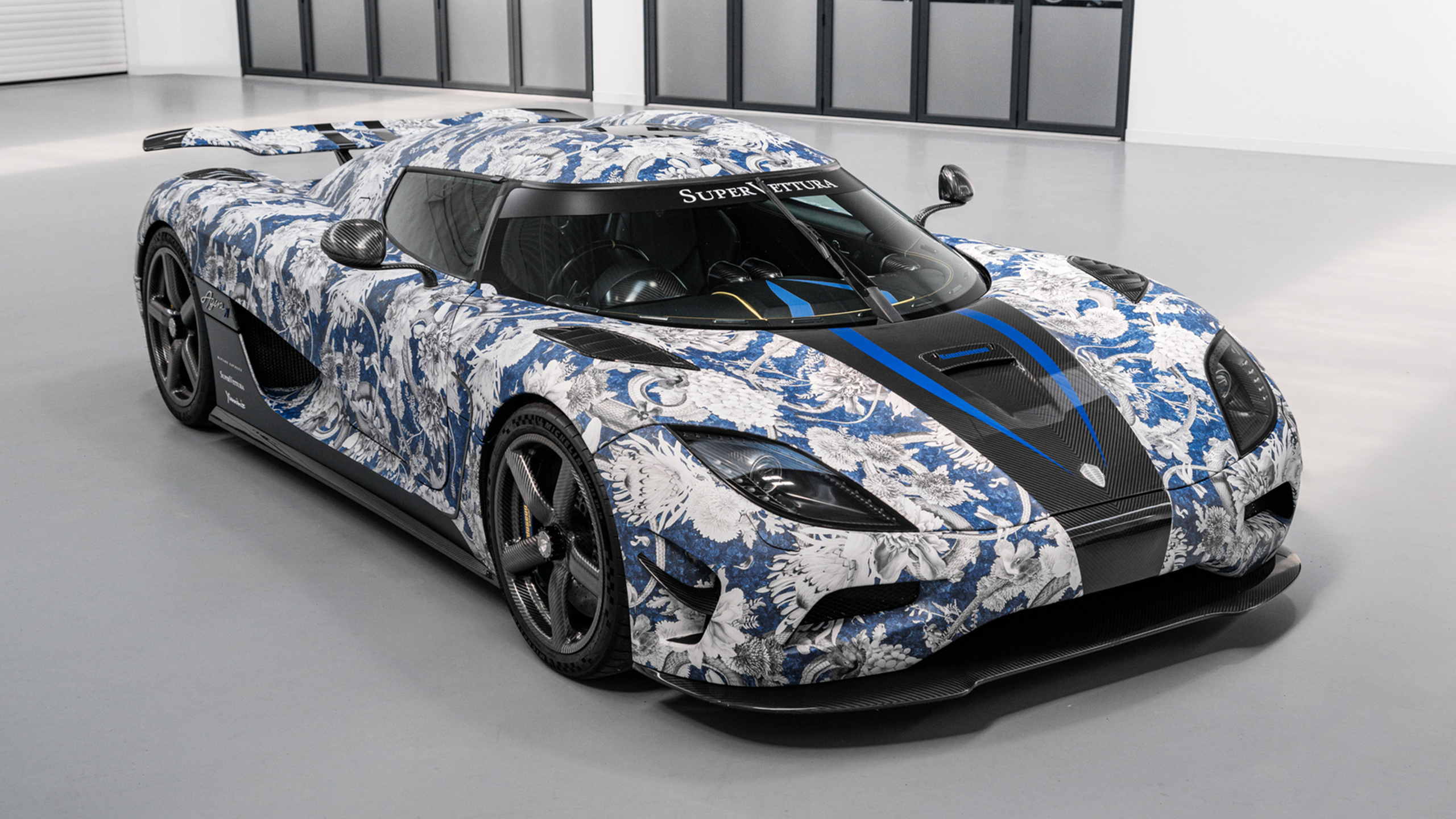 Bespoke Koenigsegg Agera In Floral Wrap Looks Surprisingly Good | Carscoops