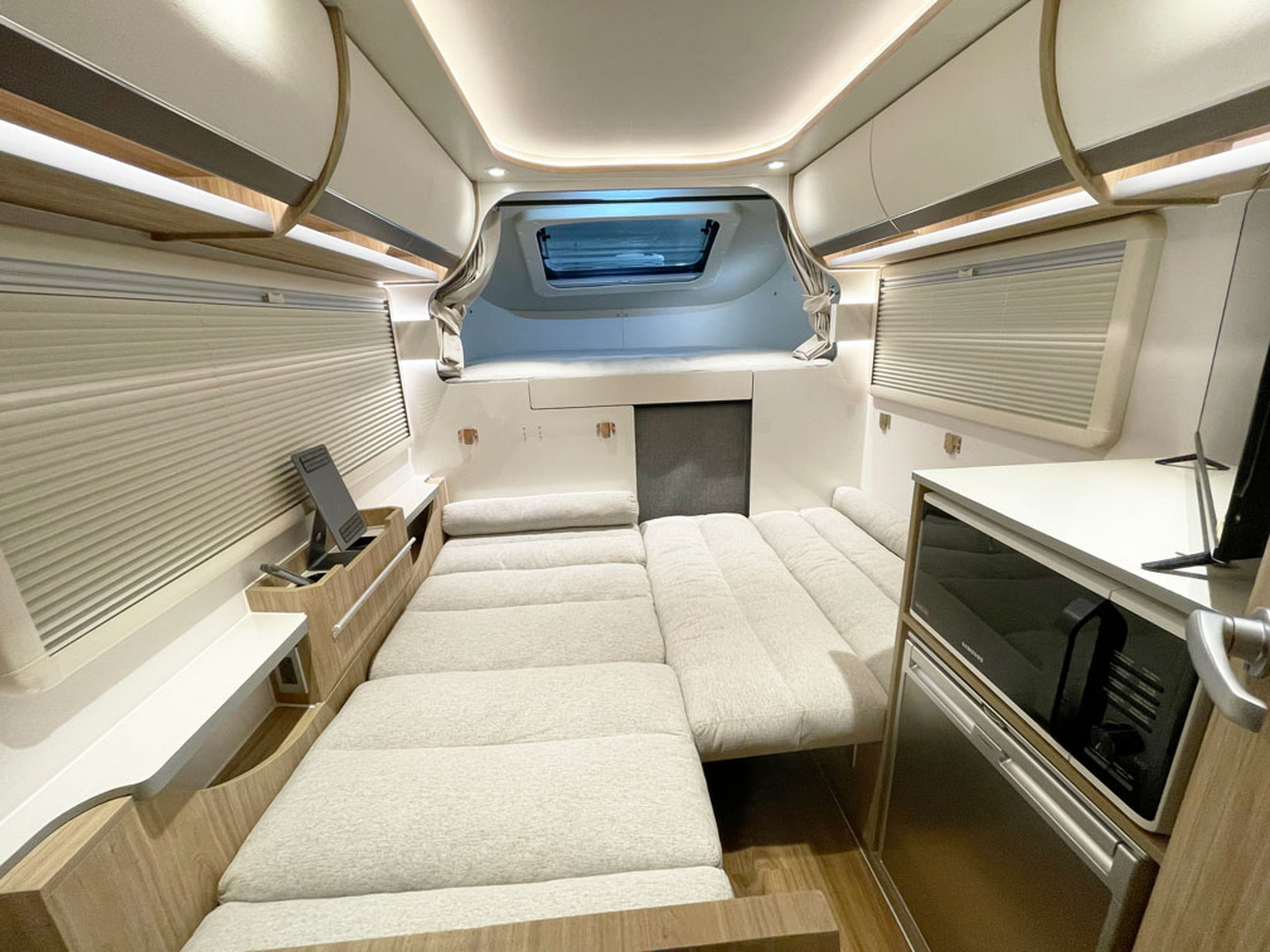 Toyota Hilux Champ Transformed Into Mobile Hotel With Fridge, TV, And ...