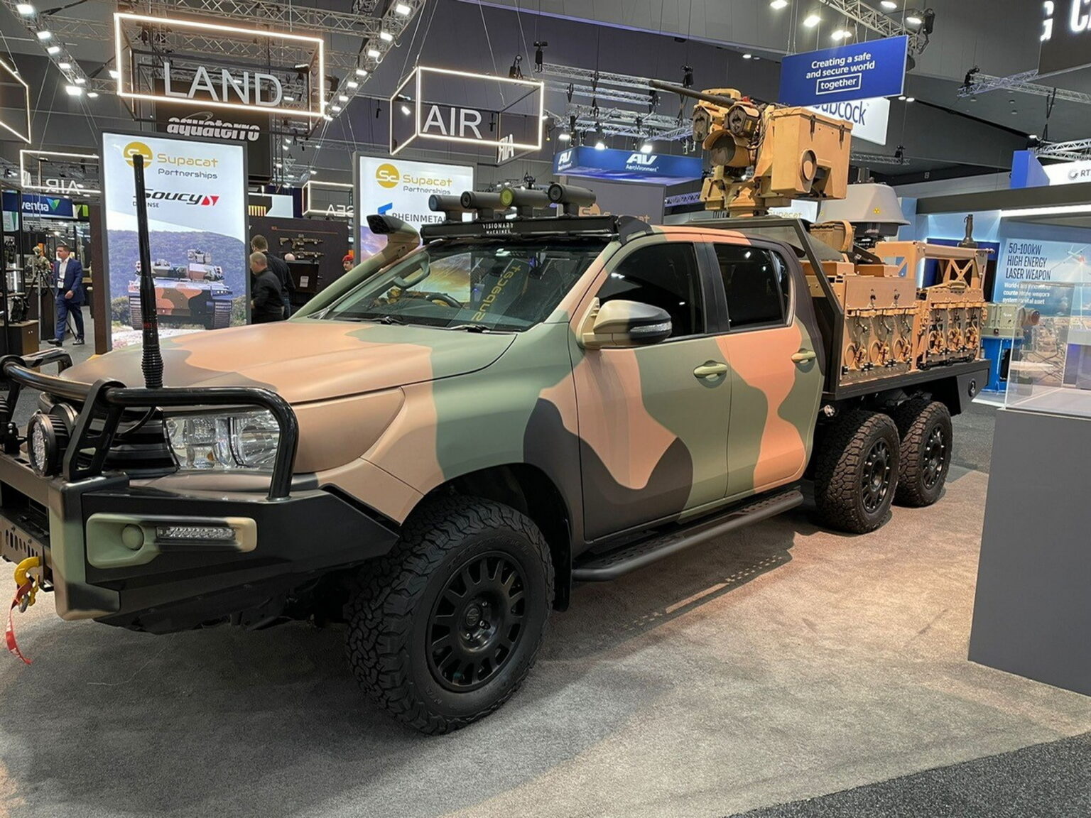 Toyota Hilux Transforms Into A 6×6 Military Truck Ready For Battle ...