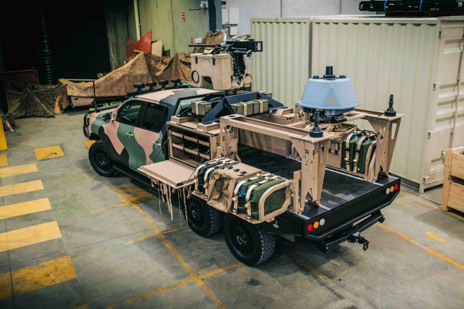 Toyota Hilux Transforms Into A 6×6 Military Truck Ready For Battle ...