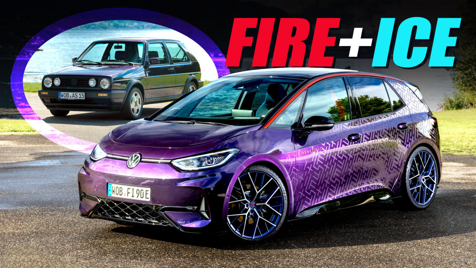 VW ID.3 GTX Fire+Ice Is A Hot Electric Hatch That Pays Tribute To The ...