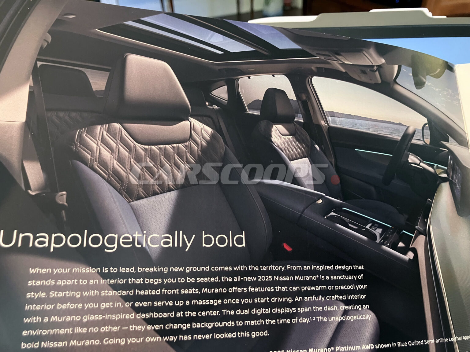 2025 Nissan Murano Leaks Reveal Ariya Looks And Techy Interior | Carscoops