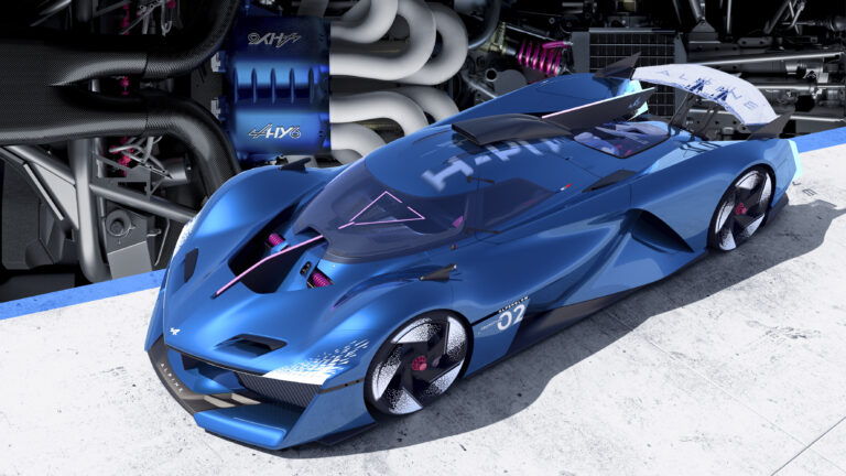 730HP Alpine Alpenglow Hydrogen V6 Concept Could Lead To Production ...