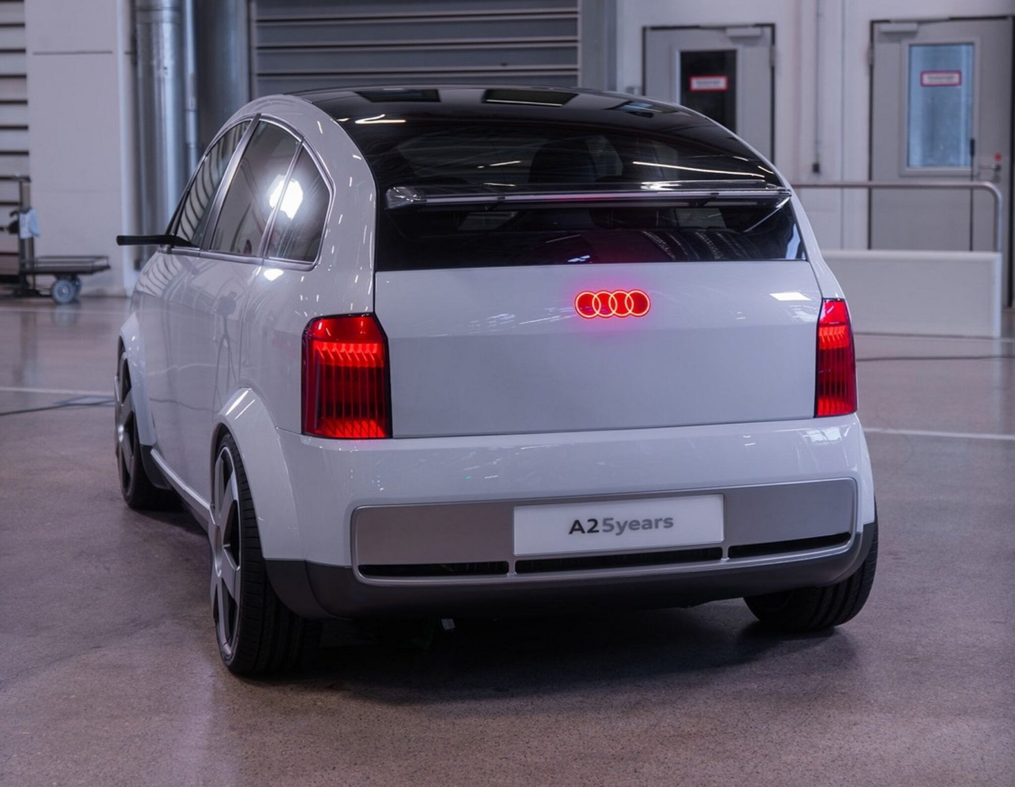 Audi A2 Revived As A One-Off Electromod For Its 25th Birthday | Carscoops