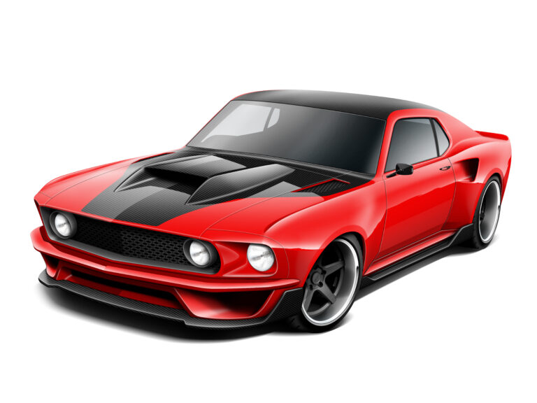 This Ford Mustang Restomod Is A Carbon-Fiber Beauty With A Ferrari ...