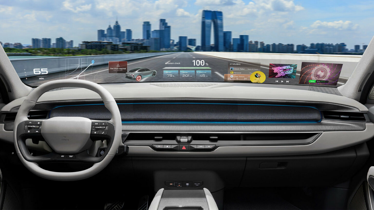 Holographic Windshield Displays Coming In 2027 To Make Digital Clusters ...
