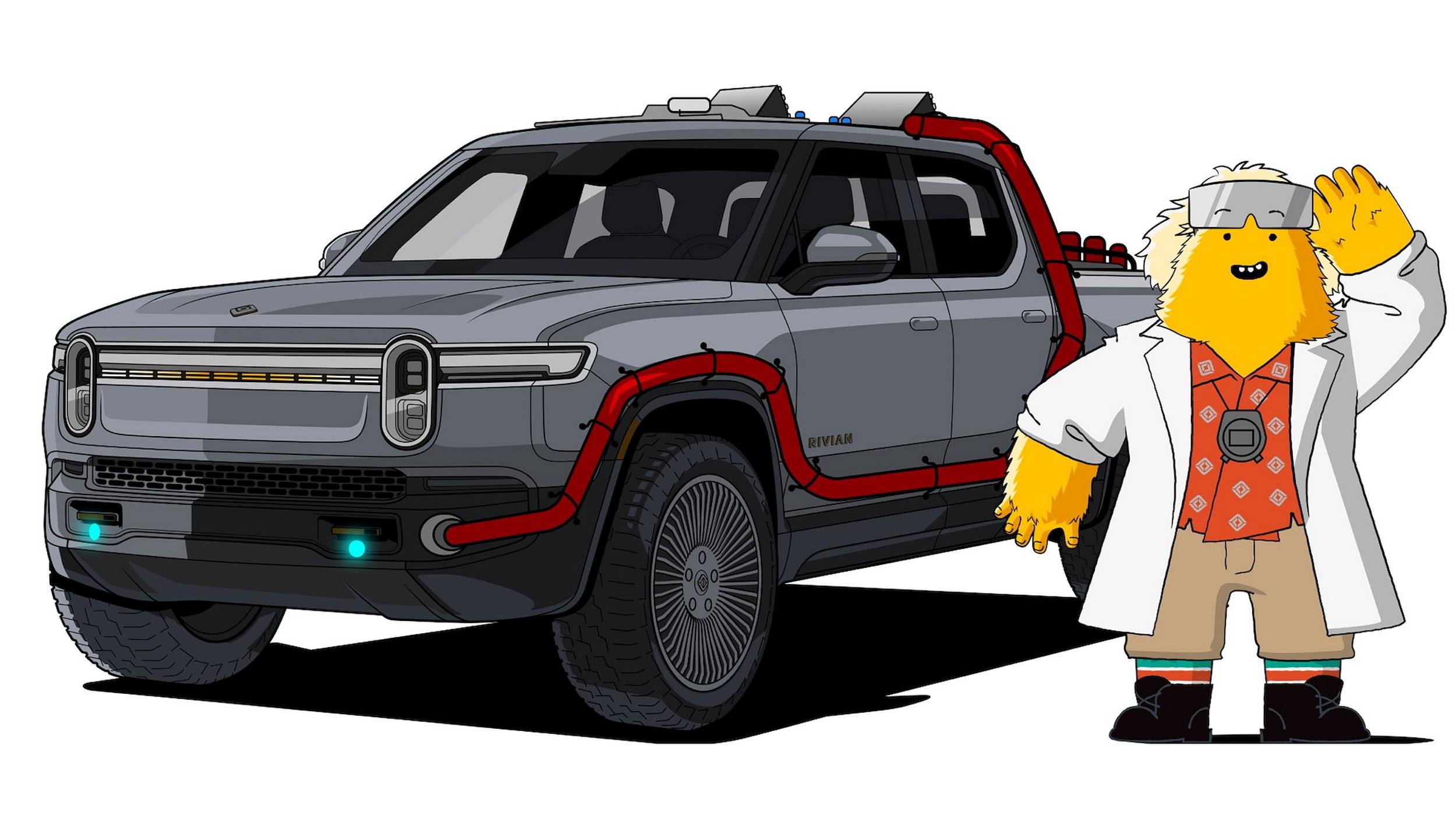 Rivian’s Halloween Update Includes Knight Rider And Back To The Future ...