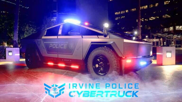 First Police Tesla Cybertruck Hits The Streets In Irvine, But $132K ...