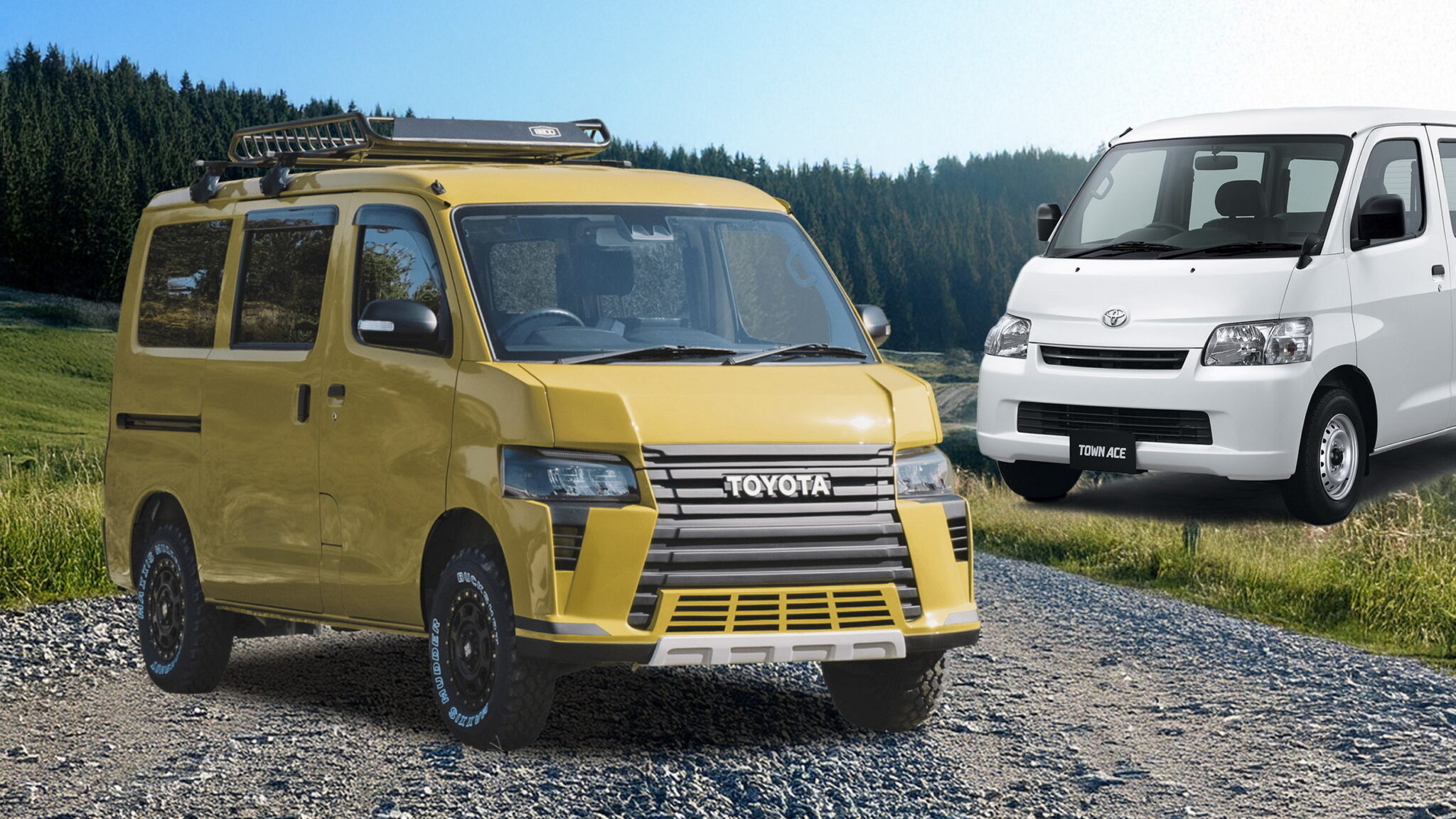 Toyota Town Ace Transforms Into Tiny Off-Roader With Lexus GX Swagger ...