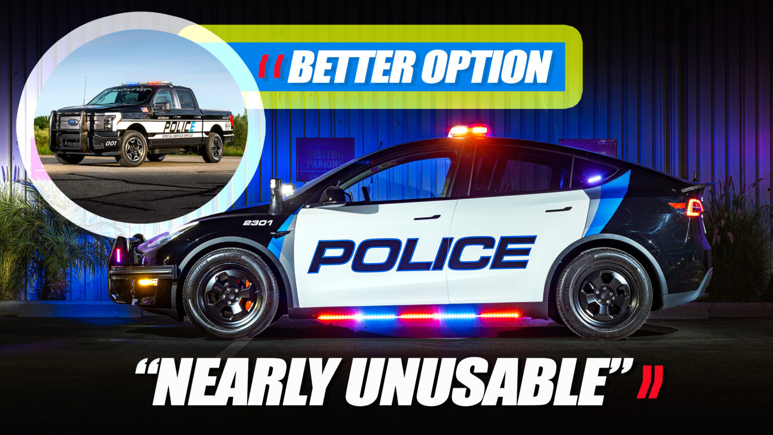 California Cops Speak Out Against Tesla Police Cars, Call Them Unfit ...