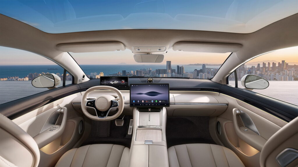 Huawei’s Updated Luxeed S7 Undercuts Rival Tesla Model 3 | Carscoops