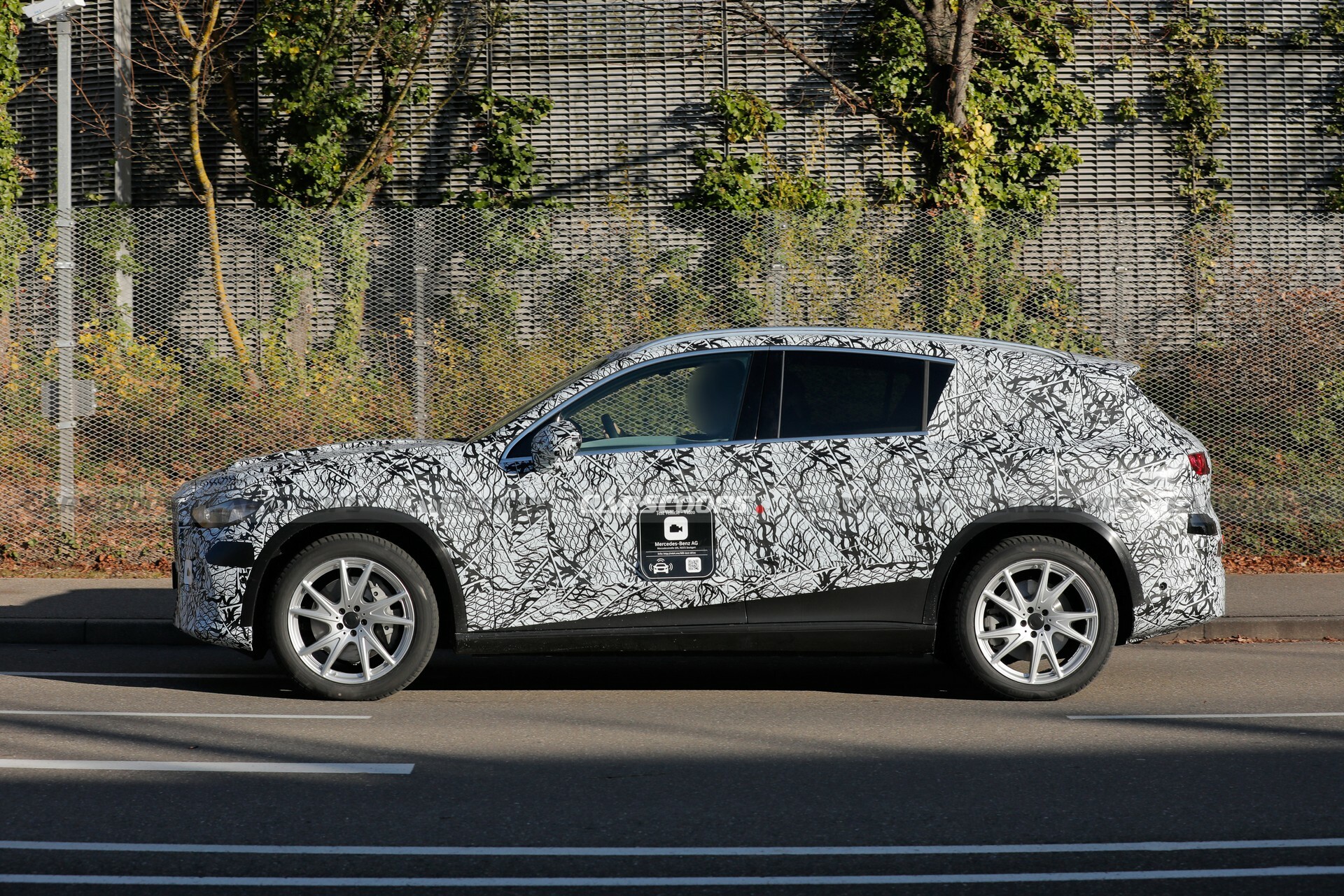 New Electric Mercedes GLC Shows More Skin Ahead of 2026 Launch | Carscoops