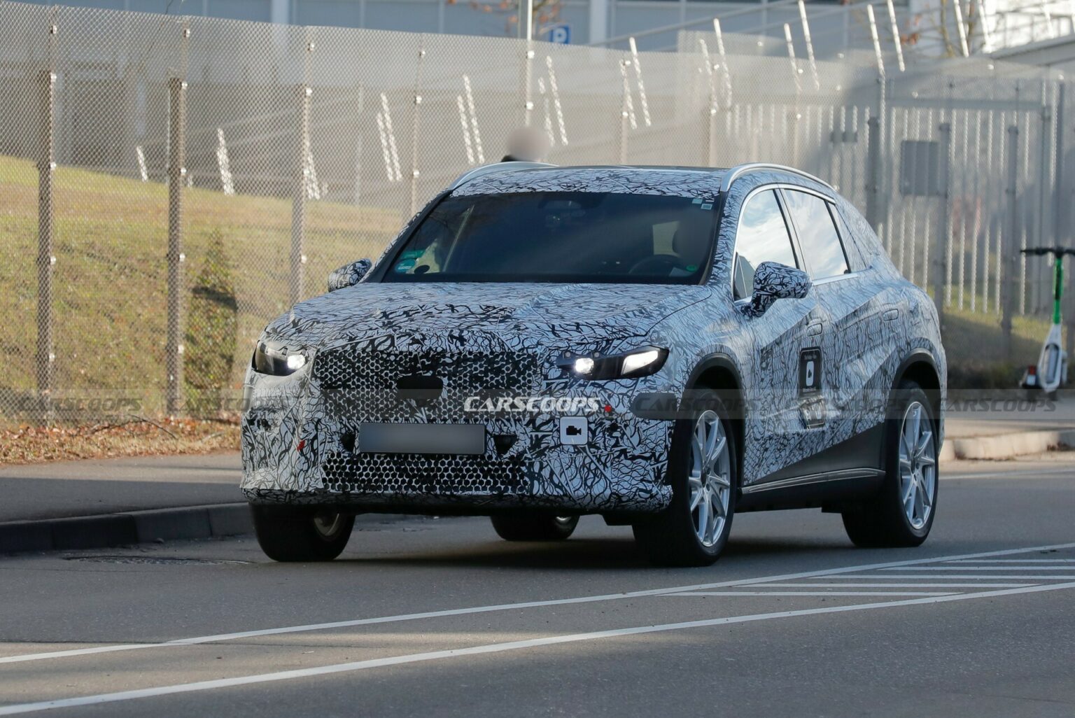 New Electric Mercedes GLC Shows More Skin Ahead of 2026 Launch | Carscoops