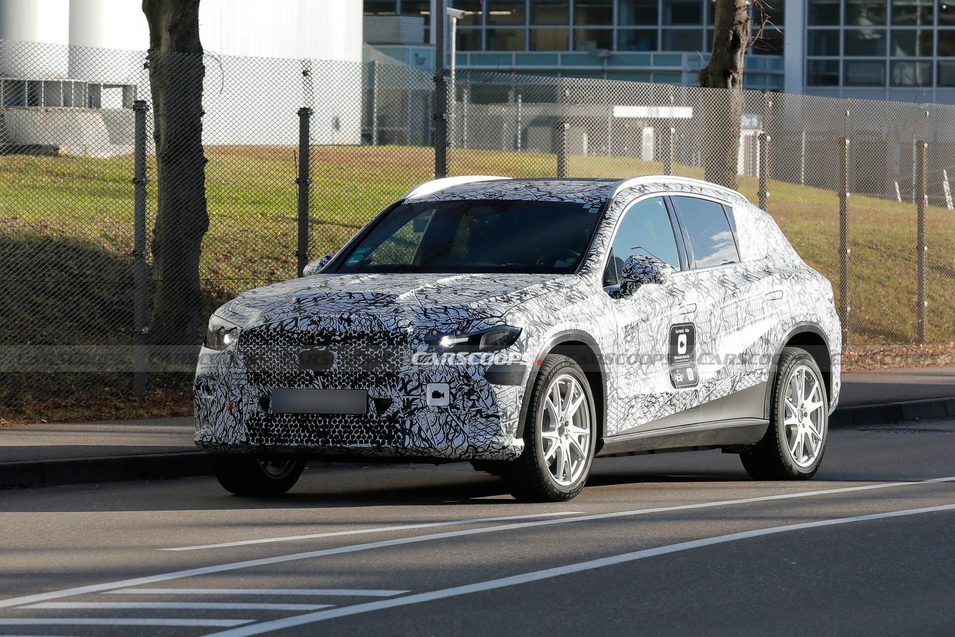 New Electric Mercedes GLC Shows More Skin Ahead of 2026 Launch | Carscoops