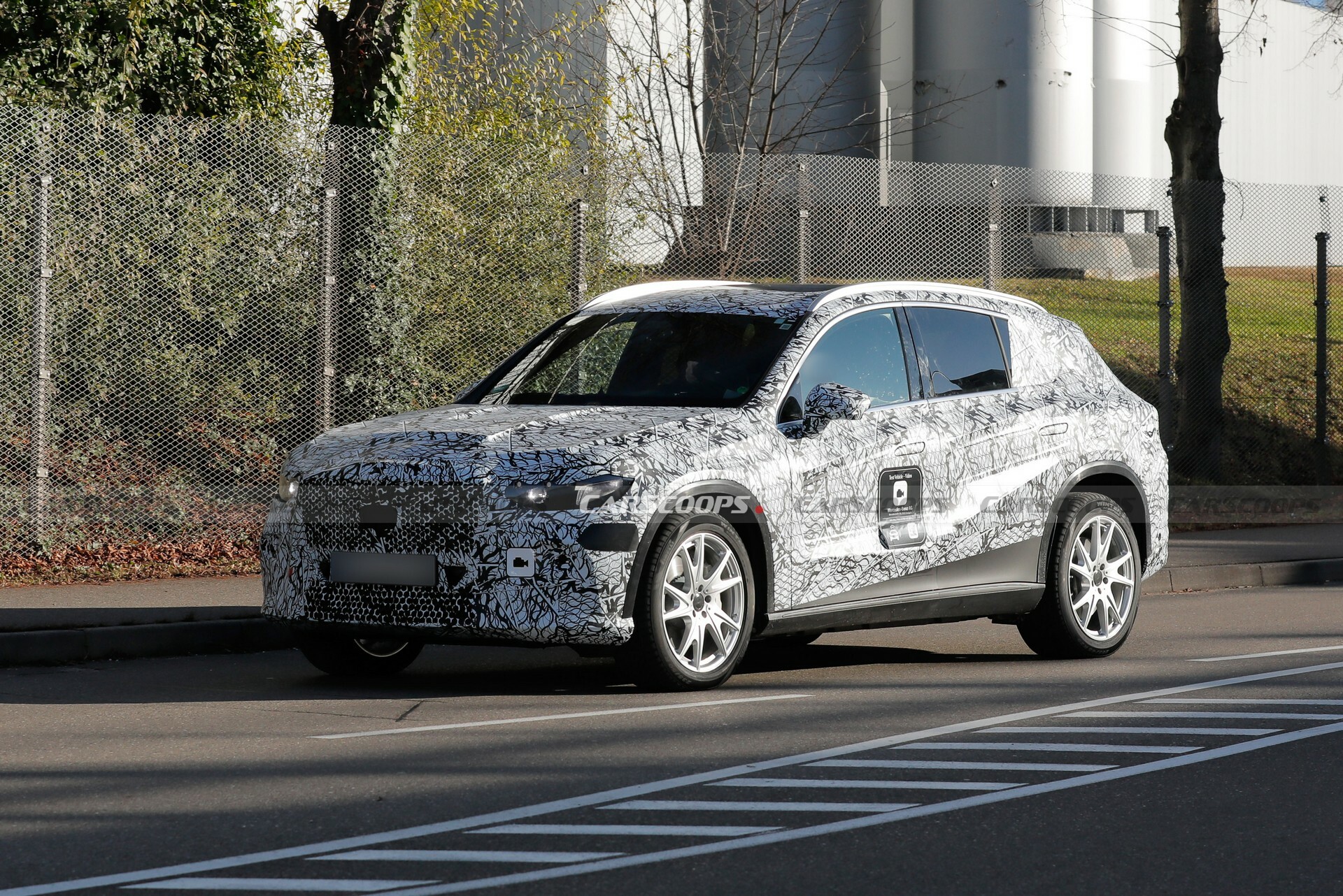New Electric Mercedes GLC Shows More Skin Ahead of 2026 Launch | Carscoops
