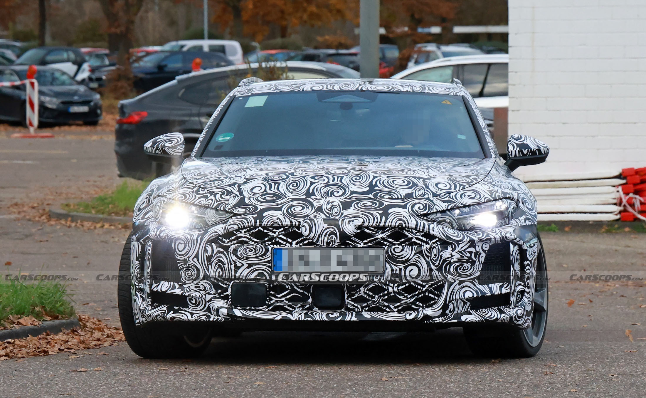 2026 Audi RS5 Avant Shows Off Hybrid Engine’s Fat Oval Tailpipes ...