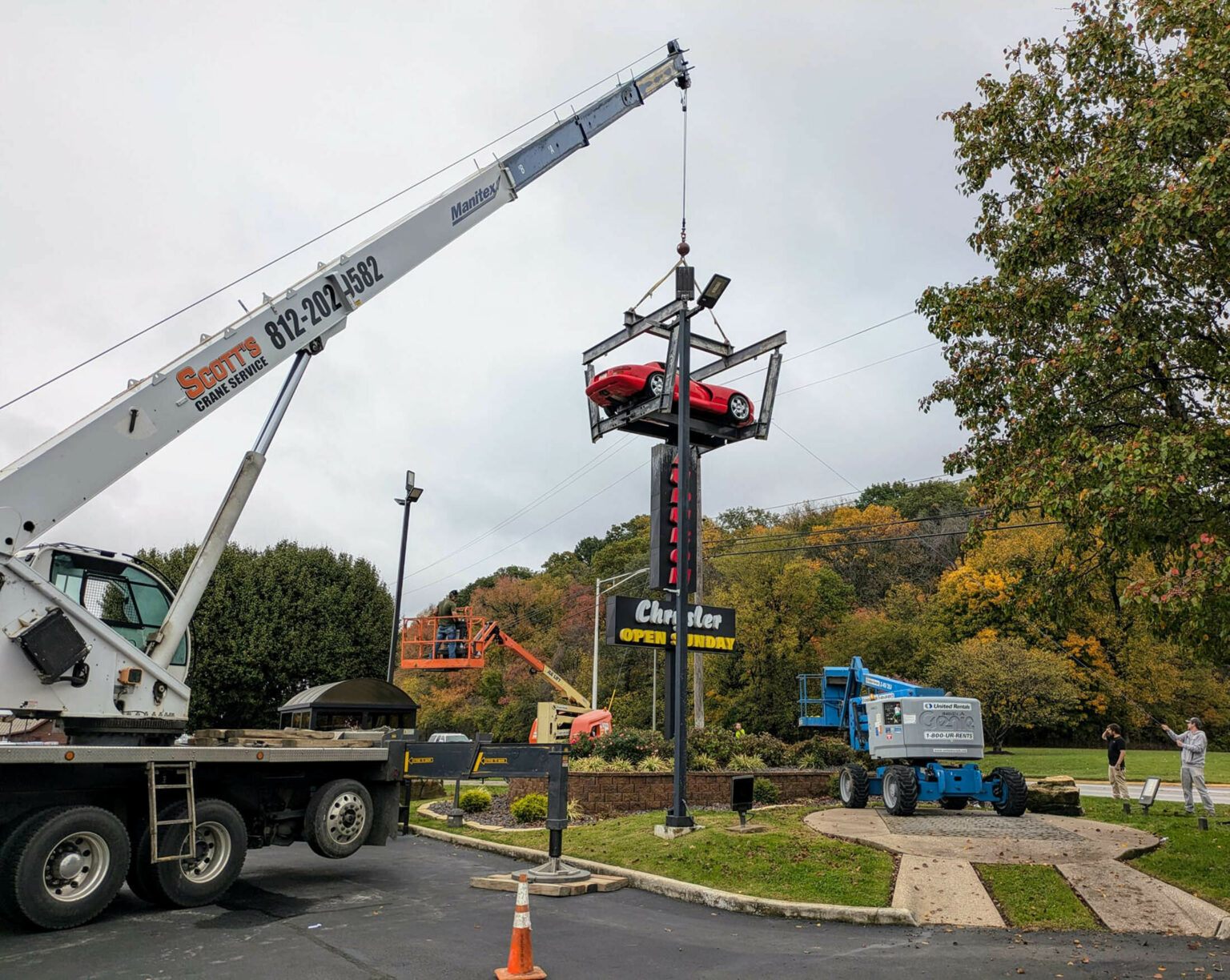 Brand New Dodge Viper Spent 28 Years On Top Of A Dealer Sign | Carscoops