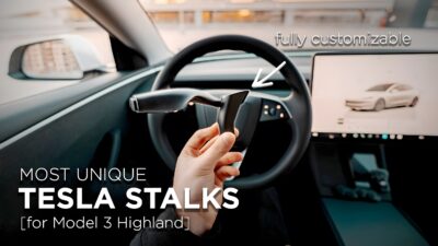 Tesla Model 3 Highland Turning Stalks Are Back Thanks To This Simple ...