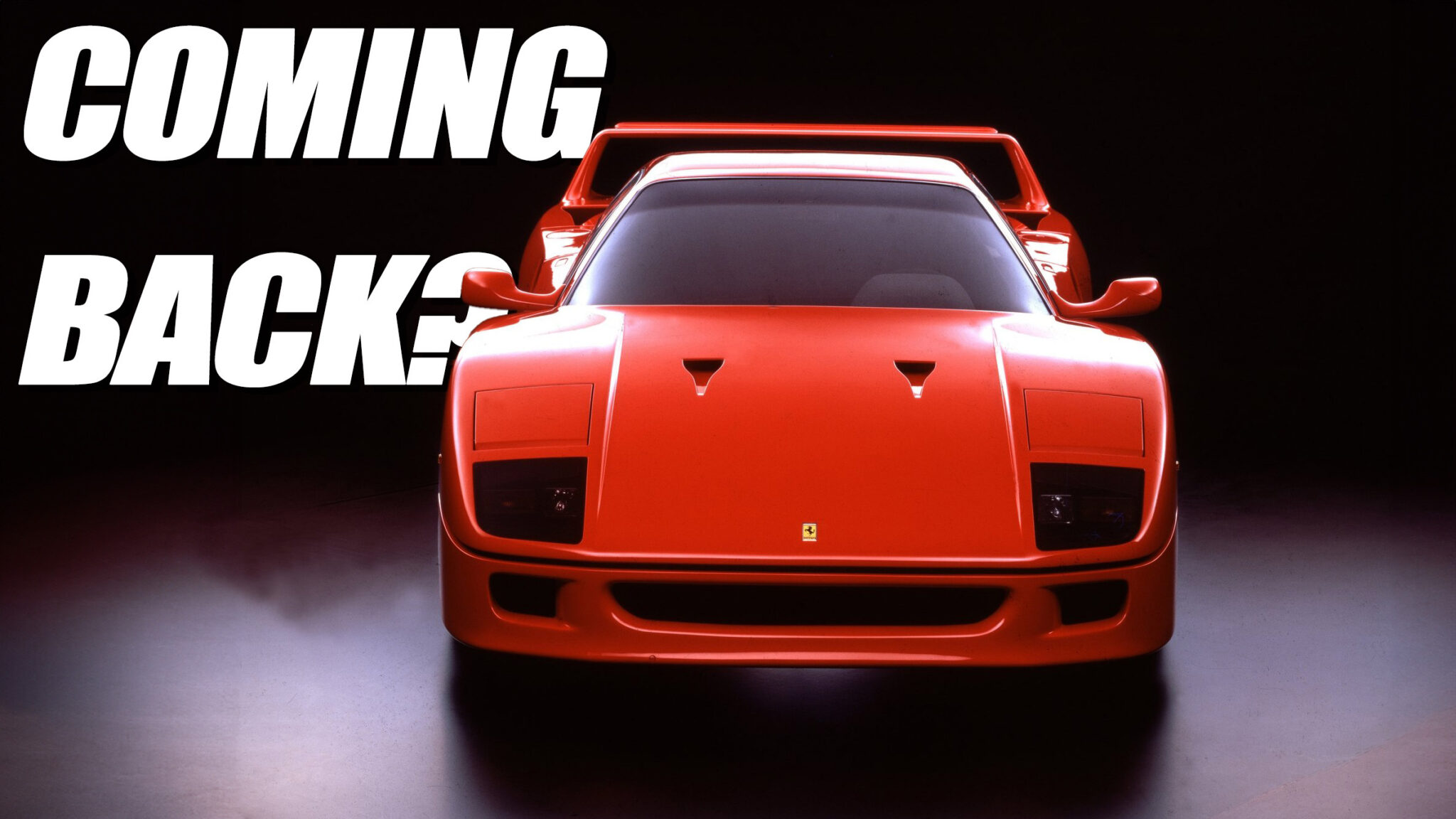 Ferrari May Revive The F40 As A New Icona Supercar | Carscoops