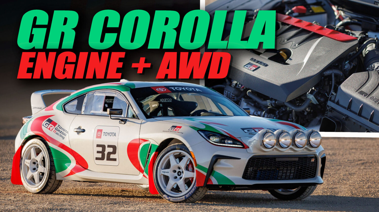 Toyota Drops GR Corolla’s 300 HP AWD Powertrain In A GR86 Concept ...