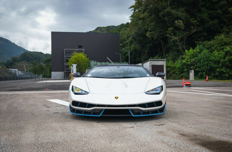 White And Blue Lamborghini Centenario Roadster Celebrates Ferruccio’s ...