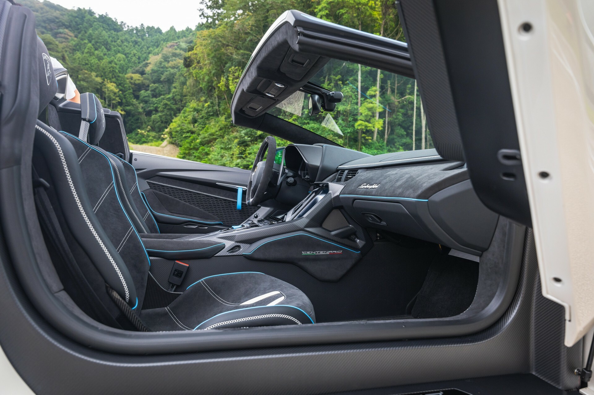 White And Blue Lamborghini Centenario Roadster Celebrates Ferruccio’s ...