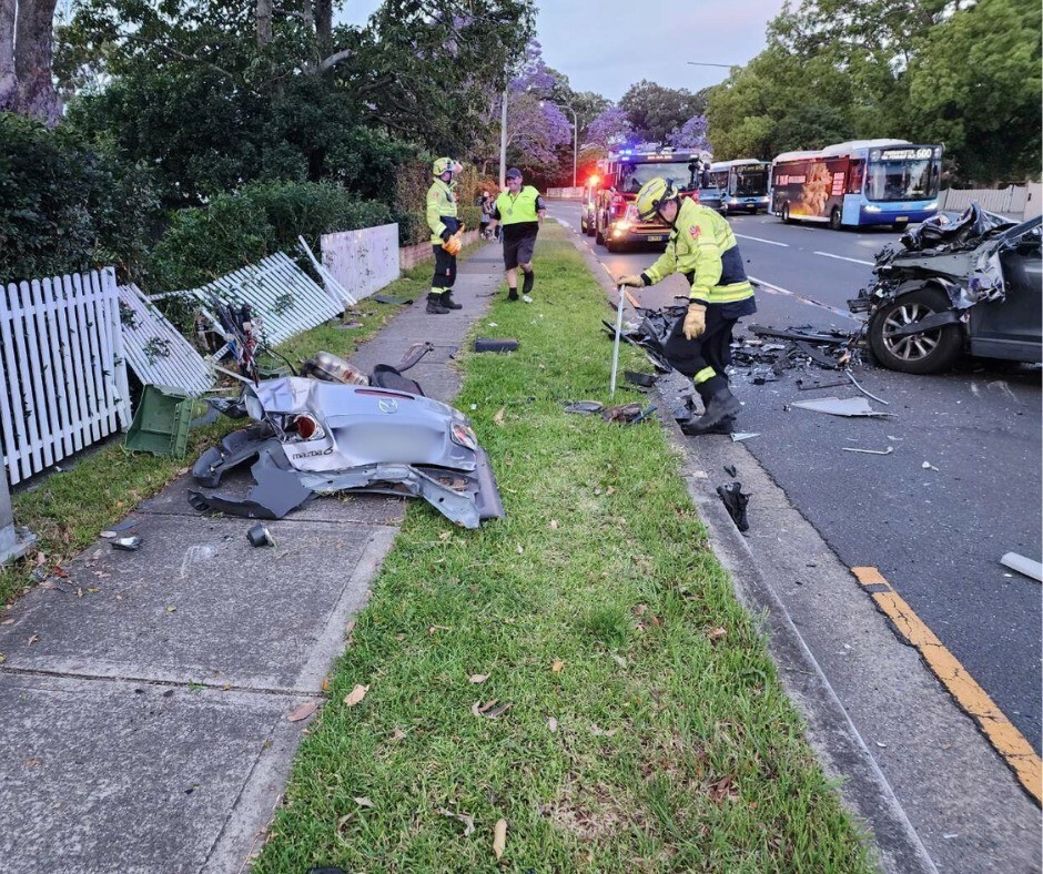 Teen Walks Away After His Mazda Splits In Half In Shocking High-Speed ...